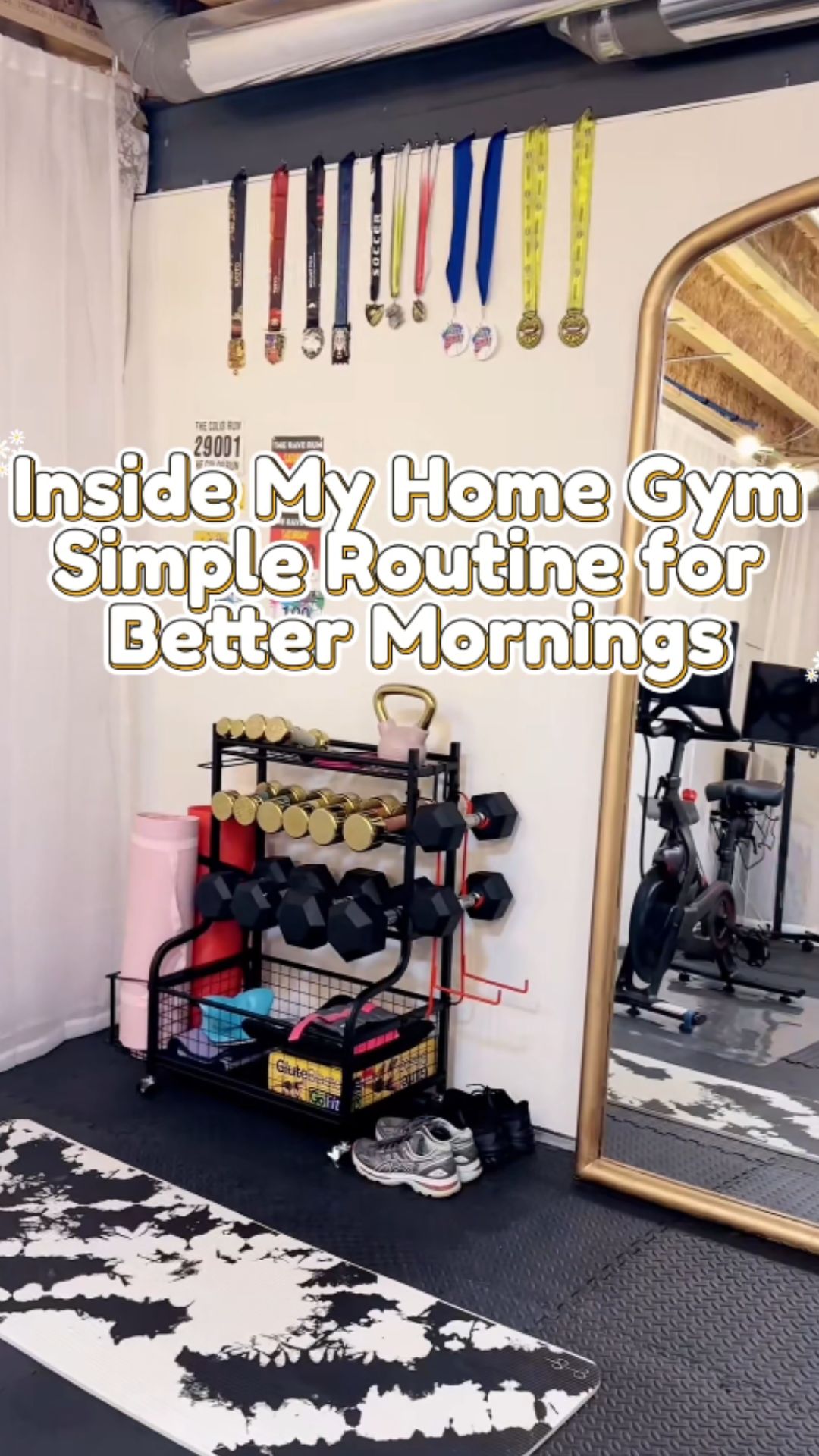Inside my home gym simple routine for better mornings