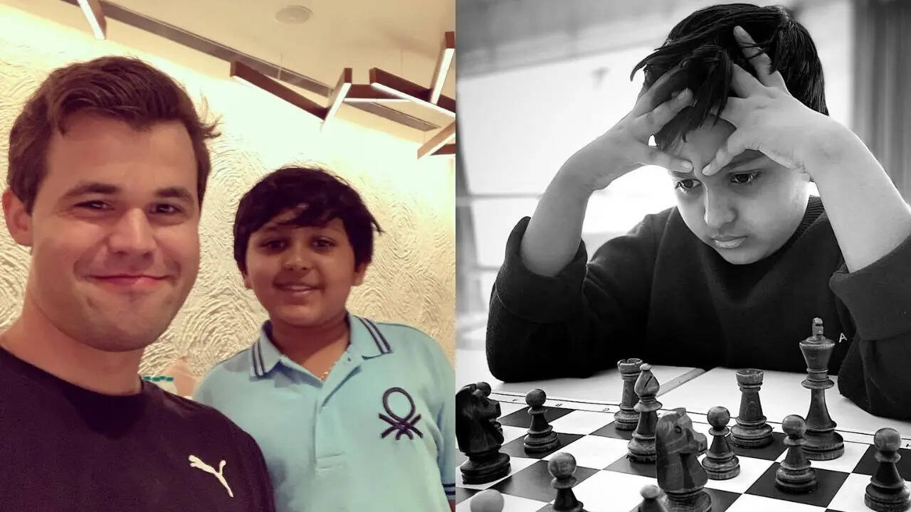With Judit Polgar, D Gukesh's coach as followers, 12-yo Aarav Sarbalia ...