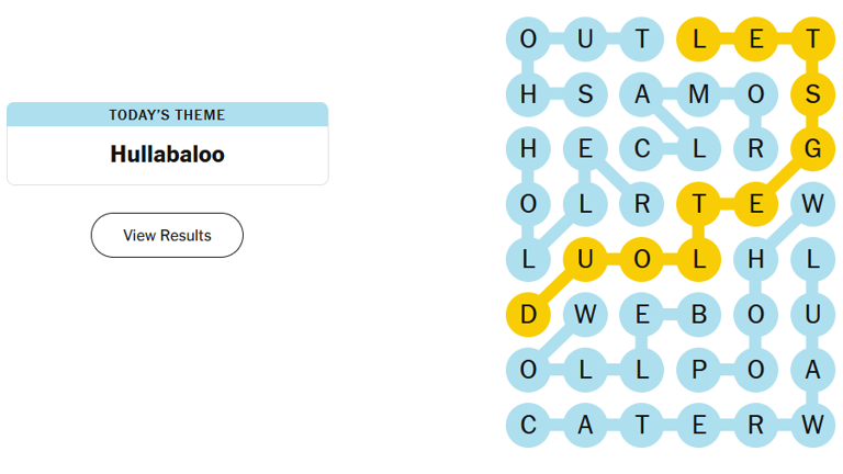 Today's NYT Strands hints and answer: solutions to game #783, April 25