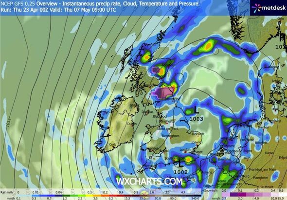 UK weather maps show May snow blizzard as 29 counties buried - full list