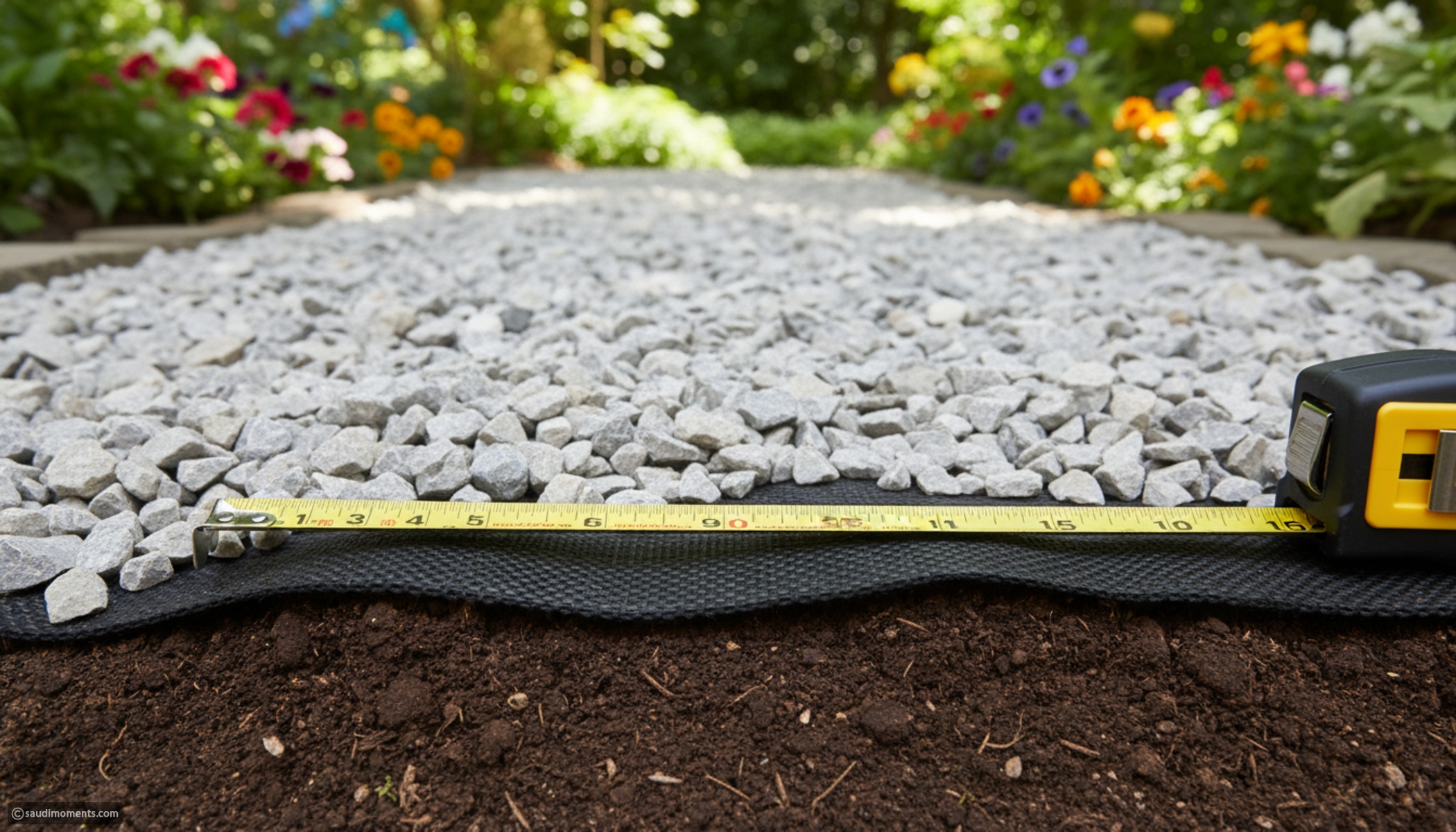 Neither vinegar nor herbicides: The simple way to prevent weeds in gravel