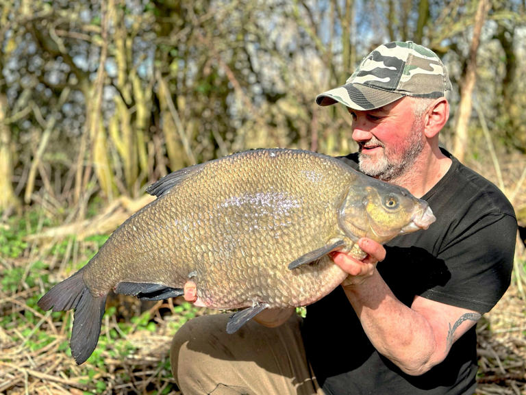 Angler battles through storm to bank massive bream