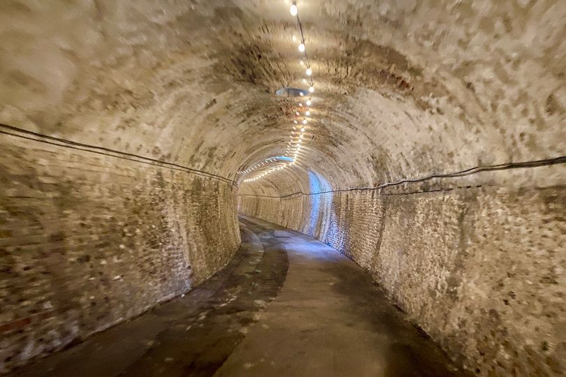 I found Surrey's secret tunnel and it was a magical experience to walk ...