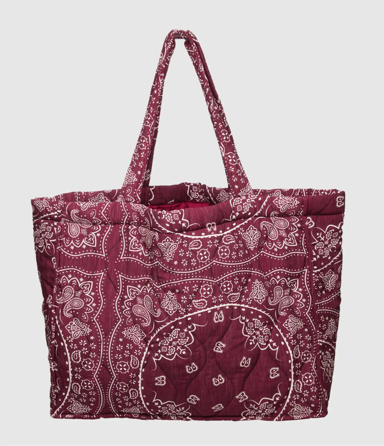 Bye bye le panier en paille! Ce grand sac cabas bohème sera sur toutes ...