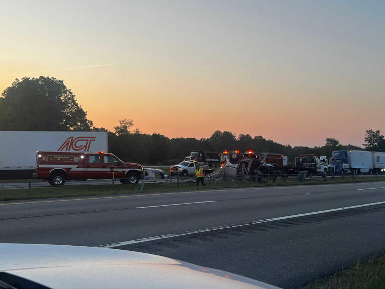 Coroner called to interstate crash in Upstate