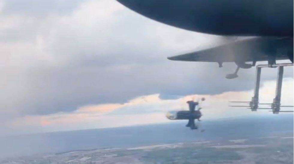 Ukraine launches P1-Sun and Sting interceptor drones from aircraft to ...