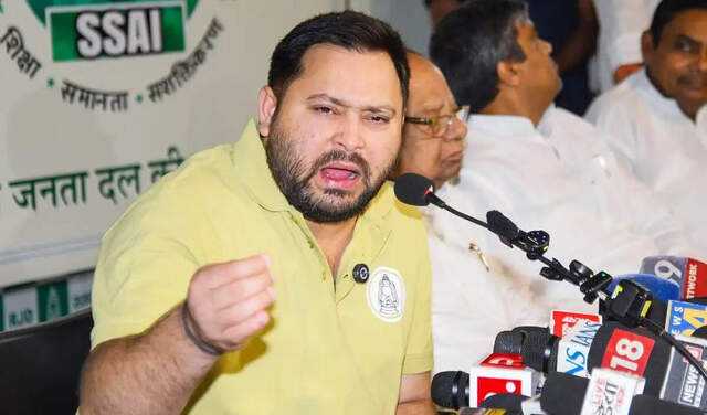 Tejashwi Yadav critiques NDA government during Bihar Assembly floor test