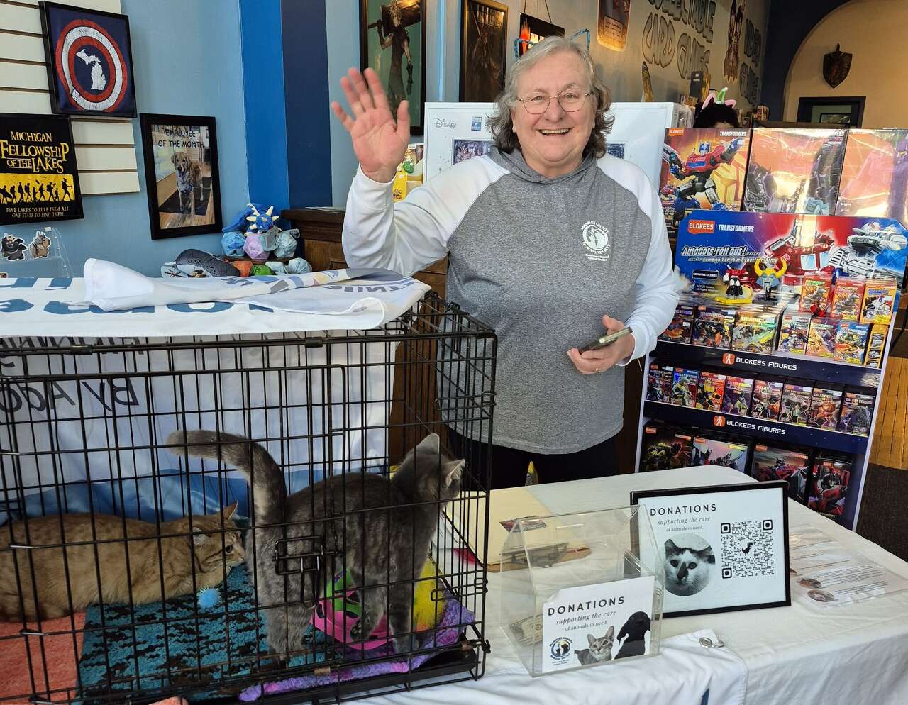 Backstage Hobbies and Games celebrates seventh anniversary in Manistee