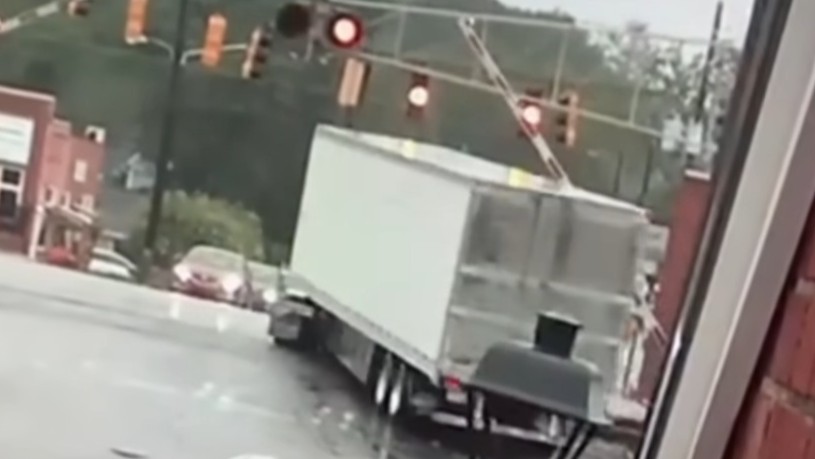 Karen ignored the red light and incoming train - then reality hit, and ...