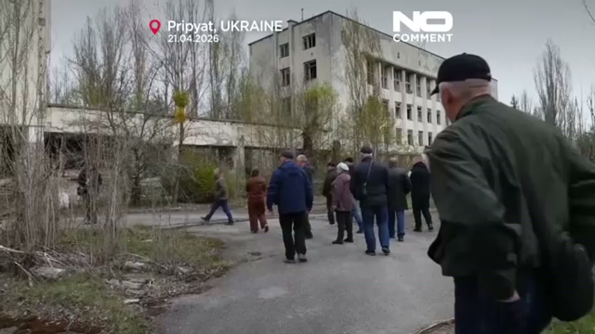 Ukraine’s Chernobyl ‘liquidators’ return 40 years after disaster