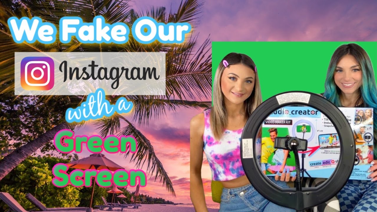 We fake our Instagram pictures with the Studio Creator Video Maker Kit!