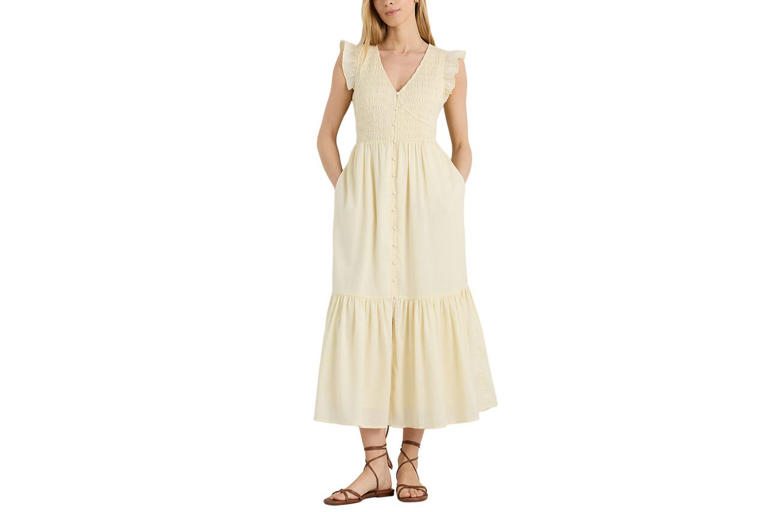 This Quince midi dress fits my 5-foot frame perfectly—and it's the most ...