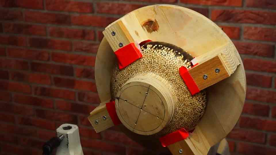 Woodturning the donut