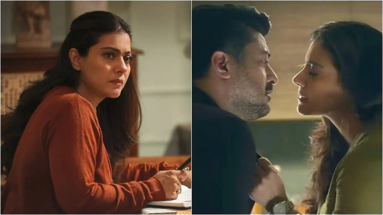 Why did Kajol break her no-kissing policy after 30 years in The Trial?