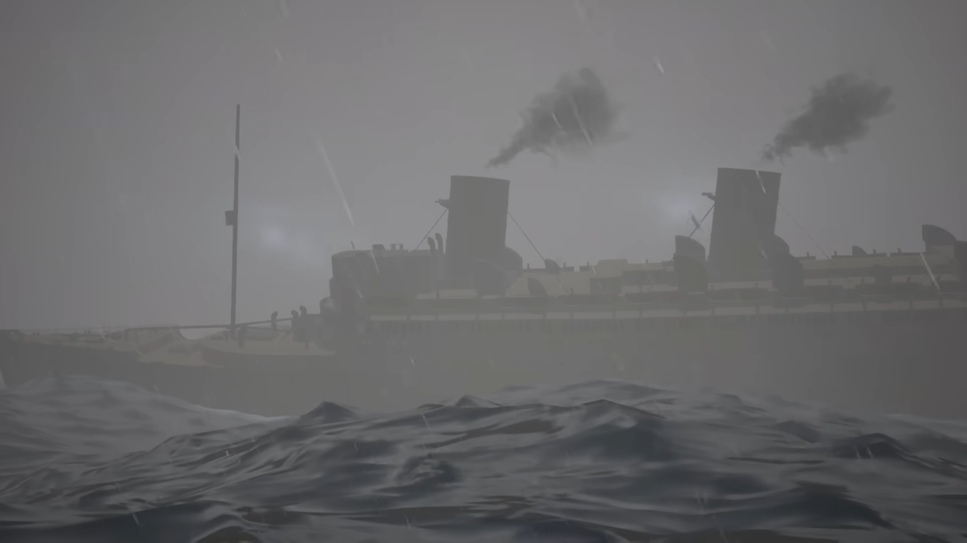 Watch a rogue wave rise out of nowhere - then it slams the ship head-on