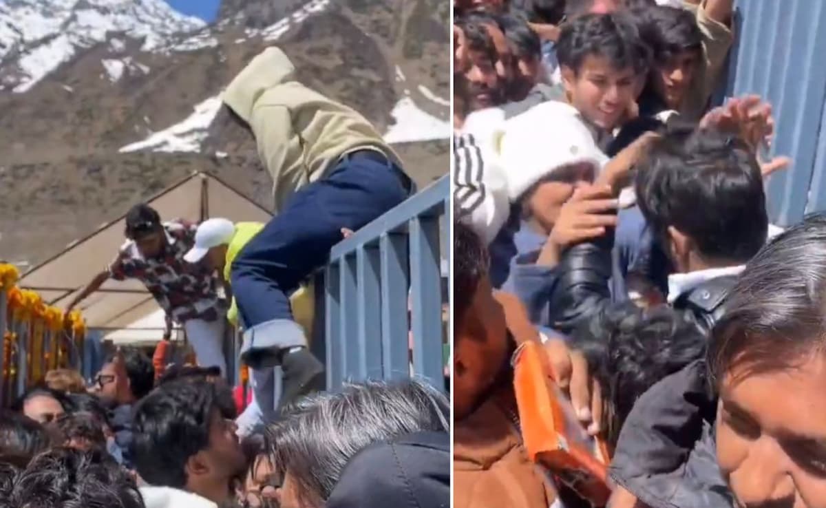 Viral video: Kedarnath Temple opens to people cutting queues, jumping ...