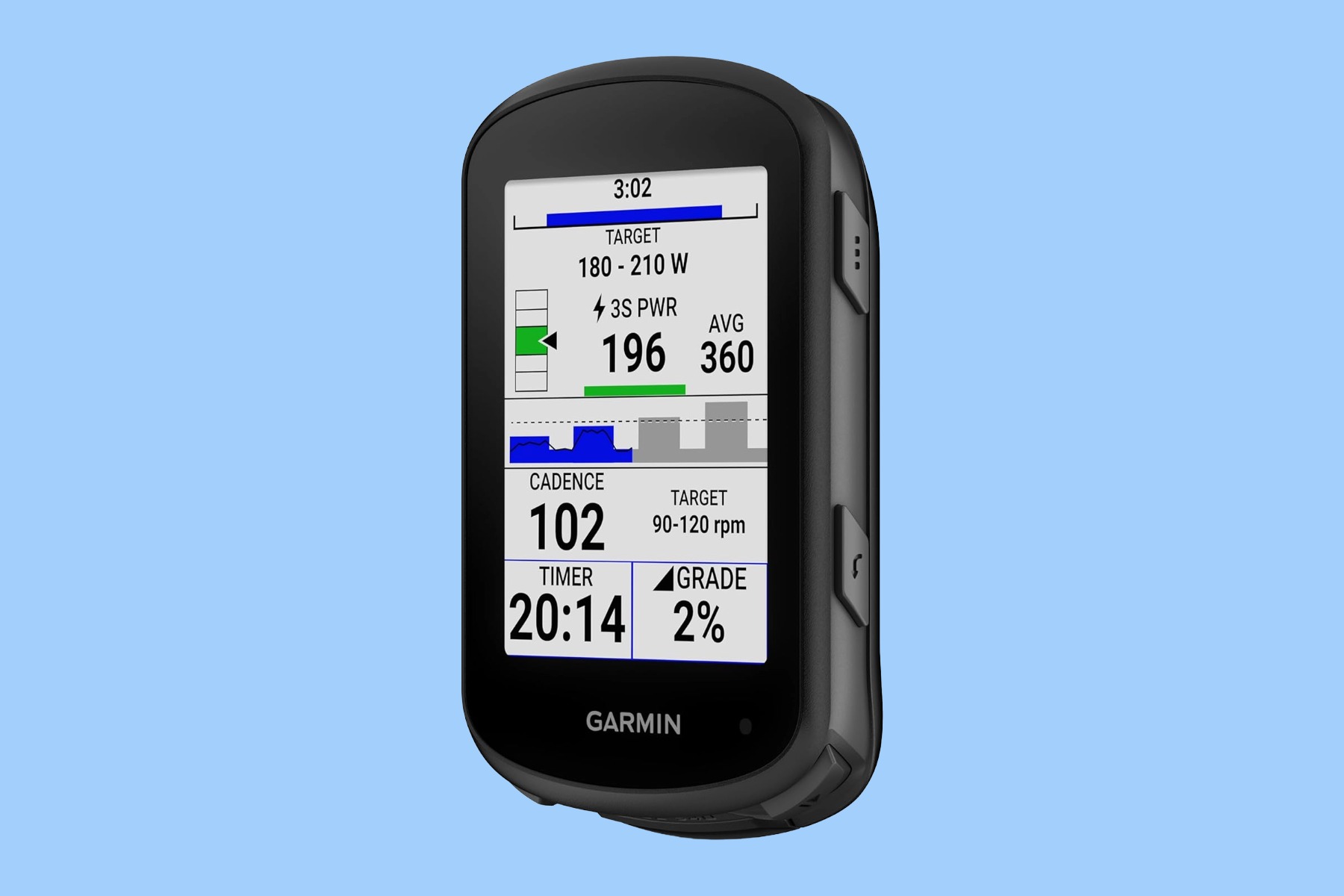 Beliebter Garmin-Fahrradcomputer mit großem Display, GPS und langer ...