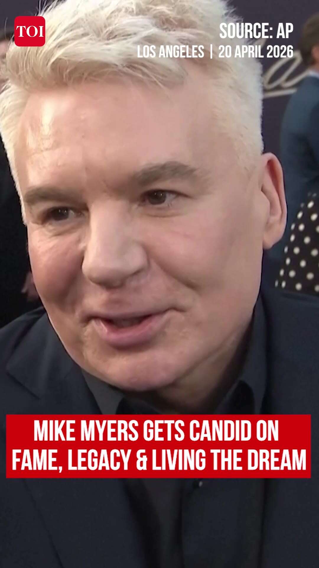 Mike Myers reveals why he loves 'disappearing' into characters