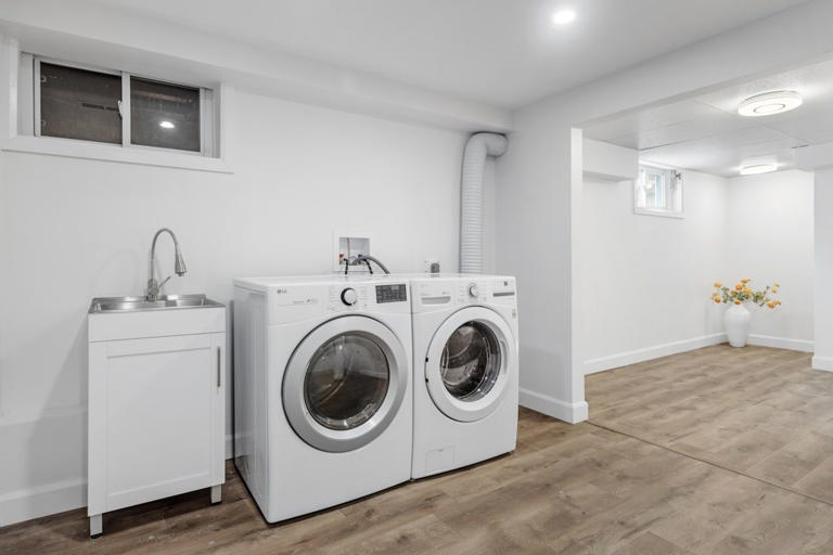 The laundry room redo that cost less than one load of dry cleaning