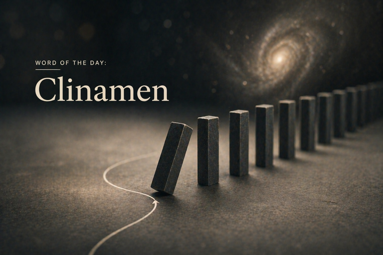 Word of the day: Clinamen