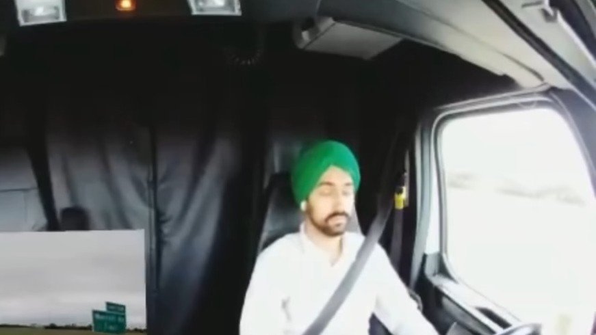 He fell asleep behind the wheel - then his truck went over the edge