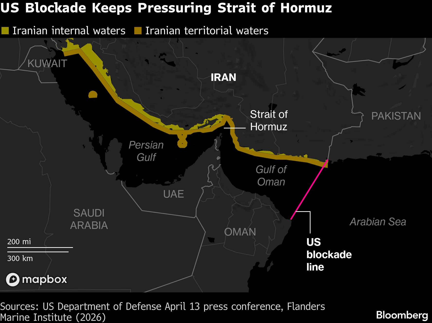 Trump tells aides to prep for lengthy Hormuz blockade, report says