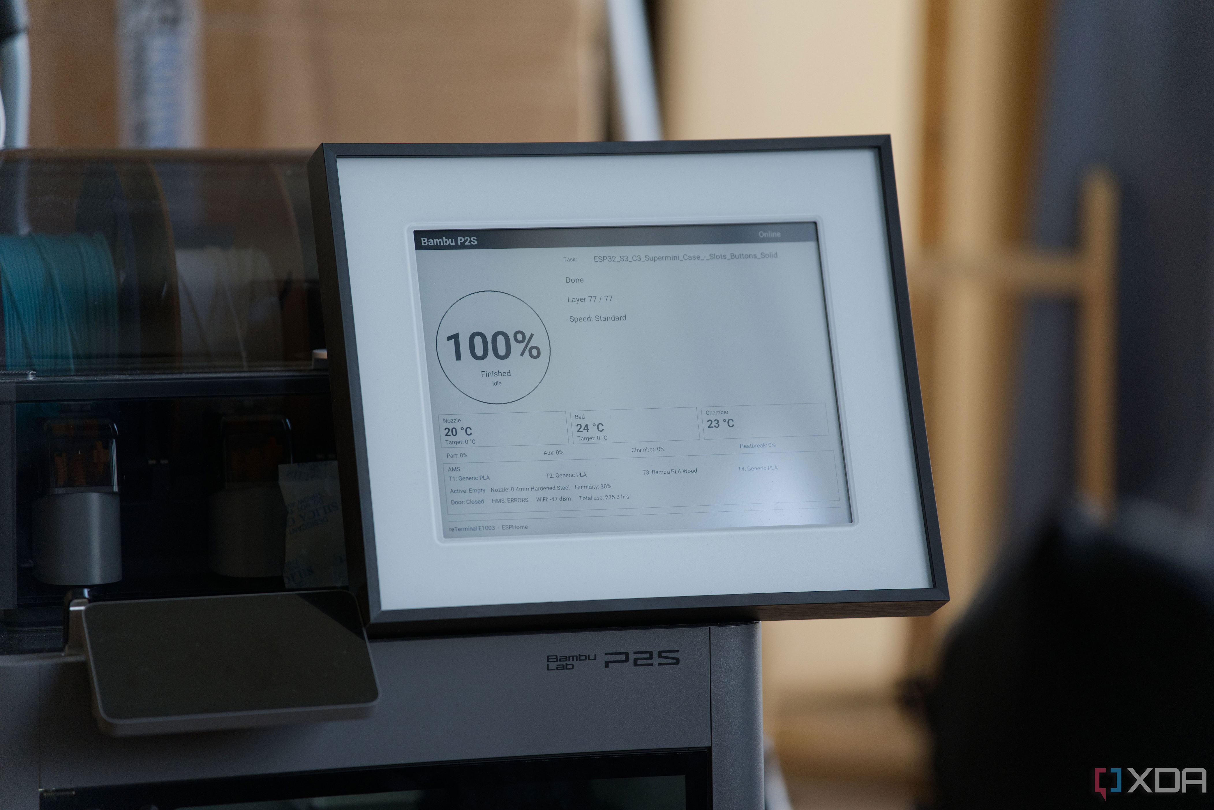 I built a 10-inch ePaper dashboard for my 3D printer, and it's the best ...