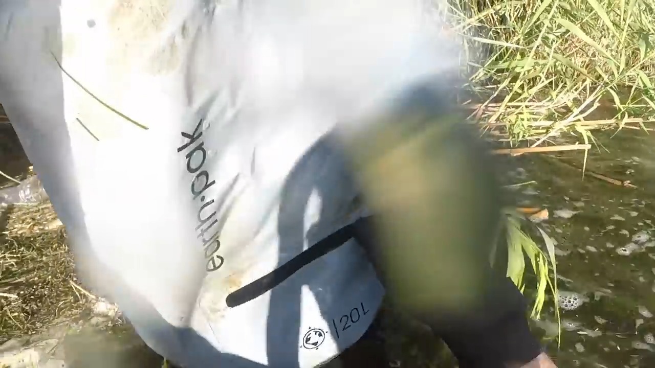 A bag sat in the river for months - then he opened it and found a man’s ...