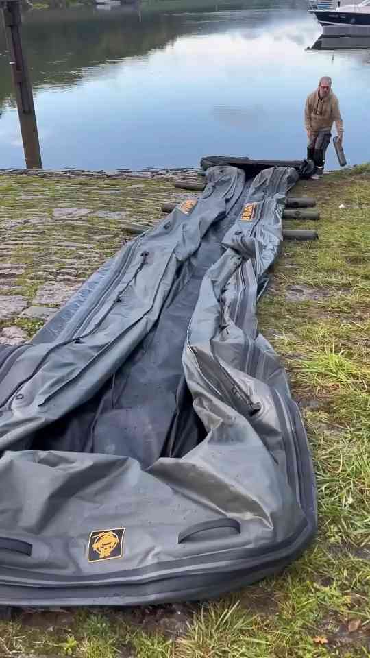 This boat is basically a floating monster