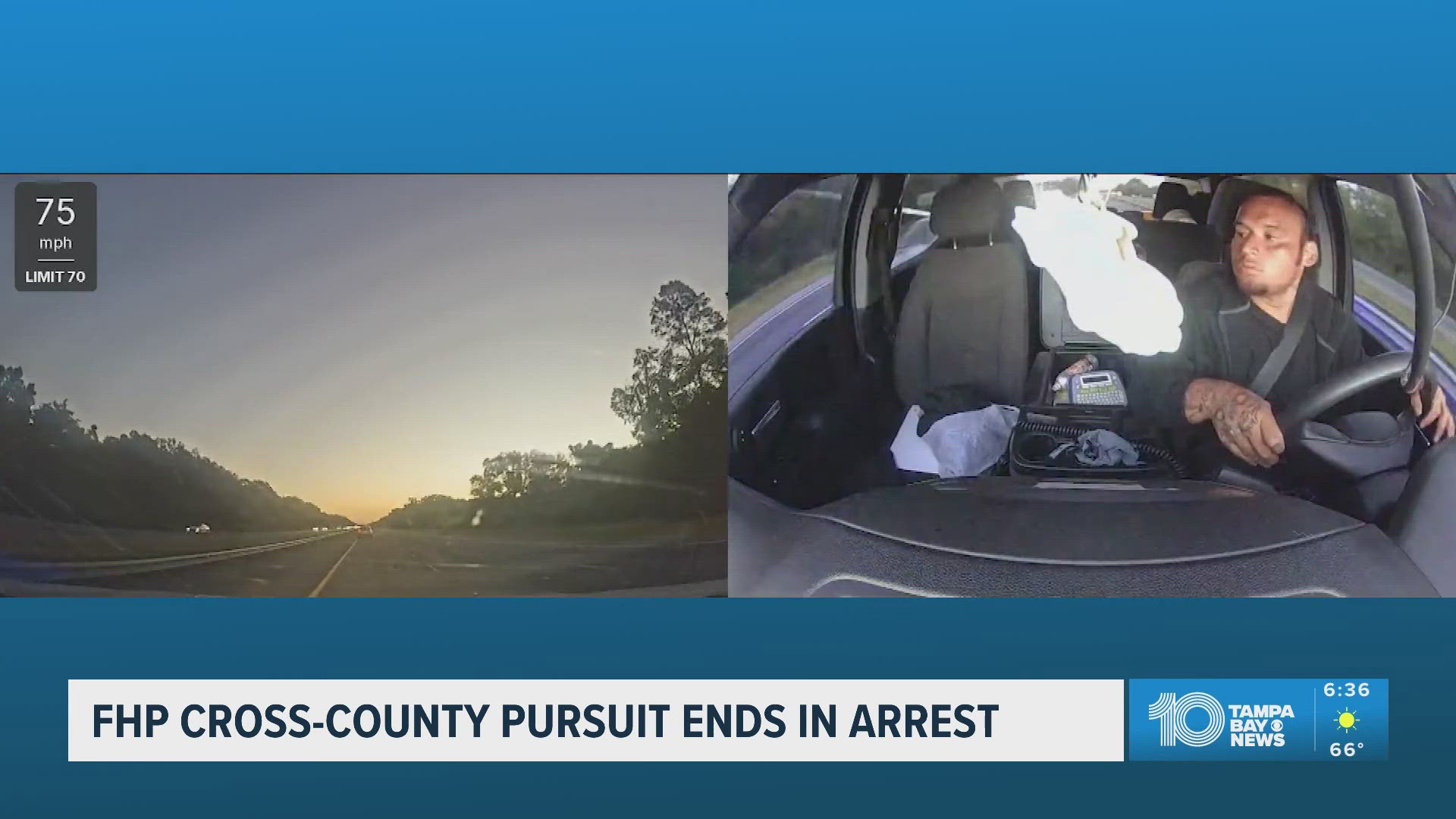 FHP: Cross-county stolen truck chase ends in arrest