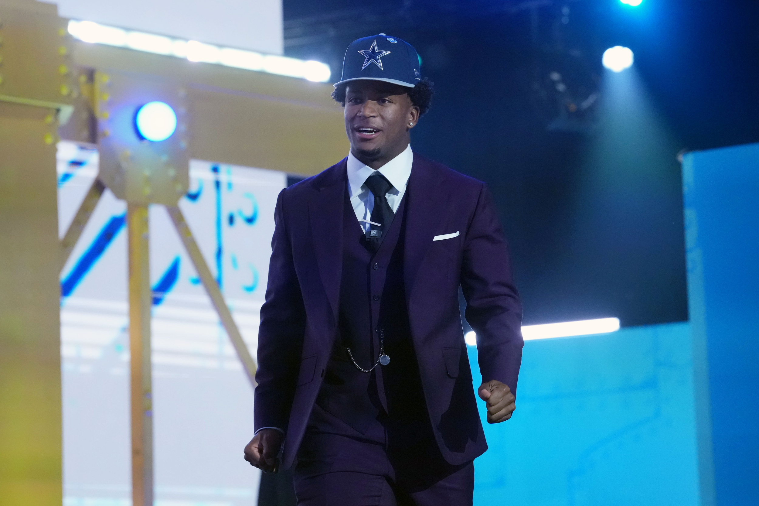 Giants WR Malik Nabers' reaction to Cowboys drafting Ohio State star ...