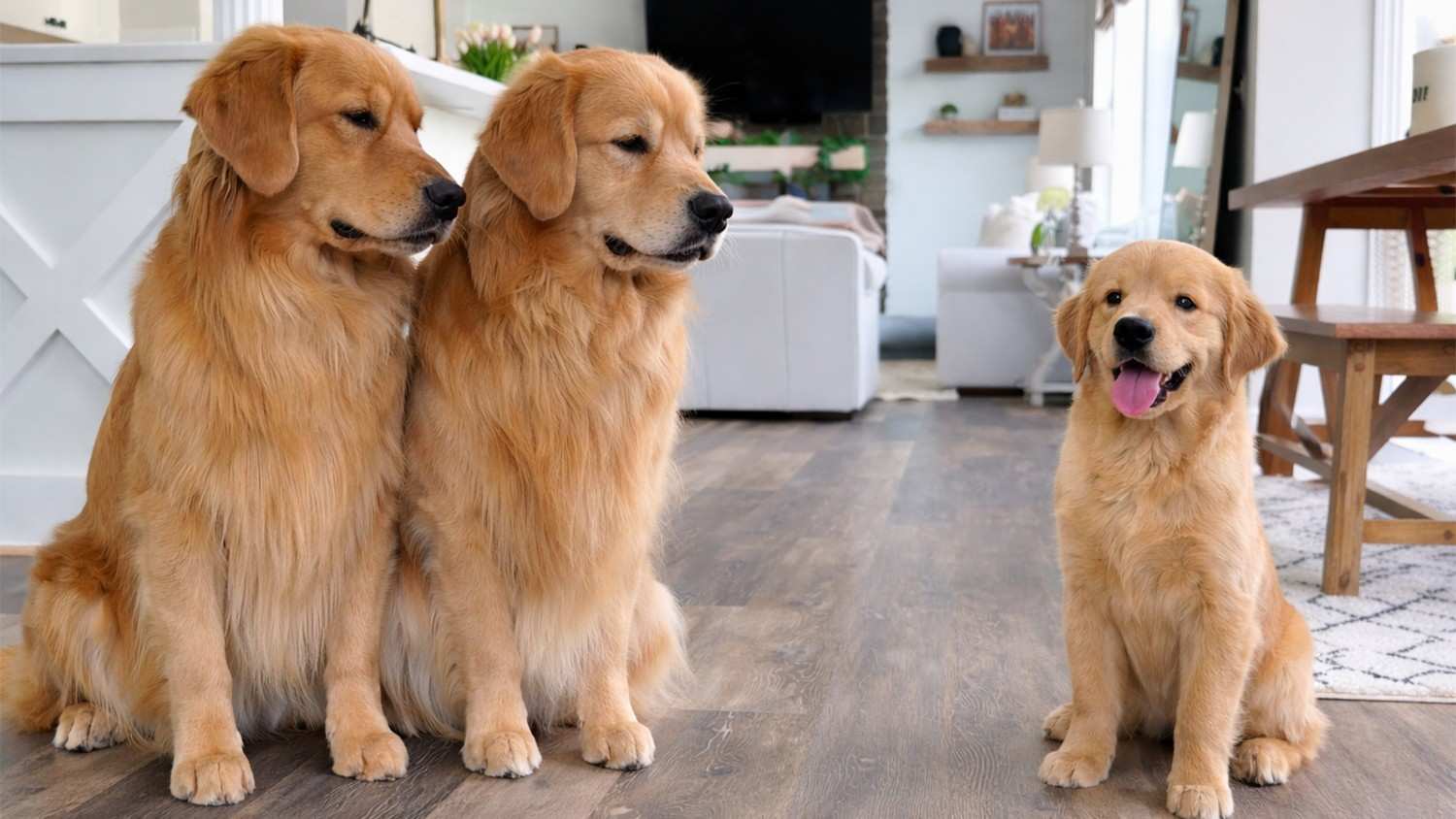 Why My Dogs Keep Looking at the Puppy?