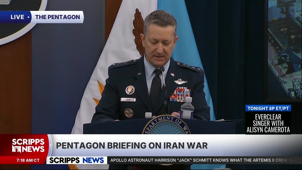 Pentagon briefing on Iran war as additional carrier heads to Gulf