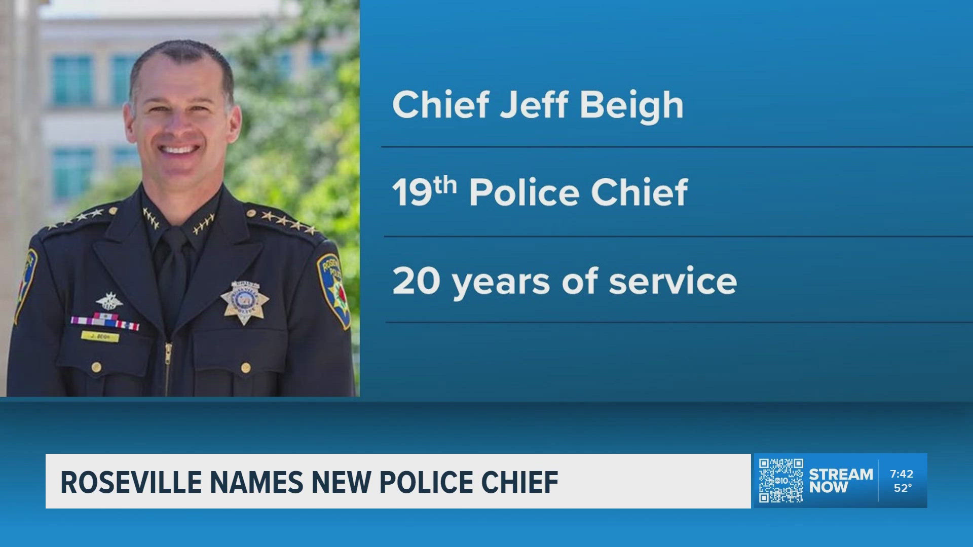 Roseville names Jeff Beigh as next police chief