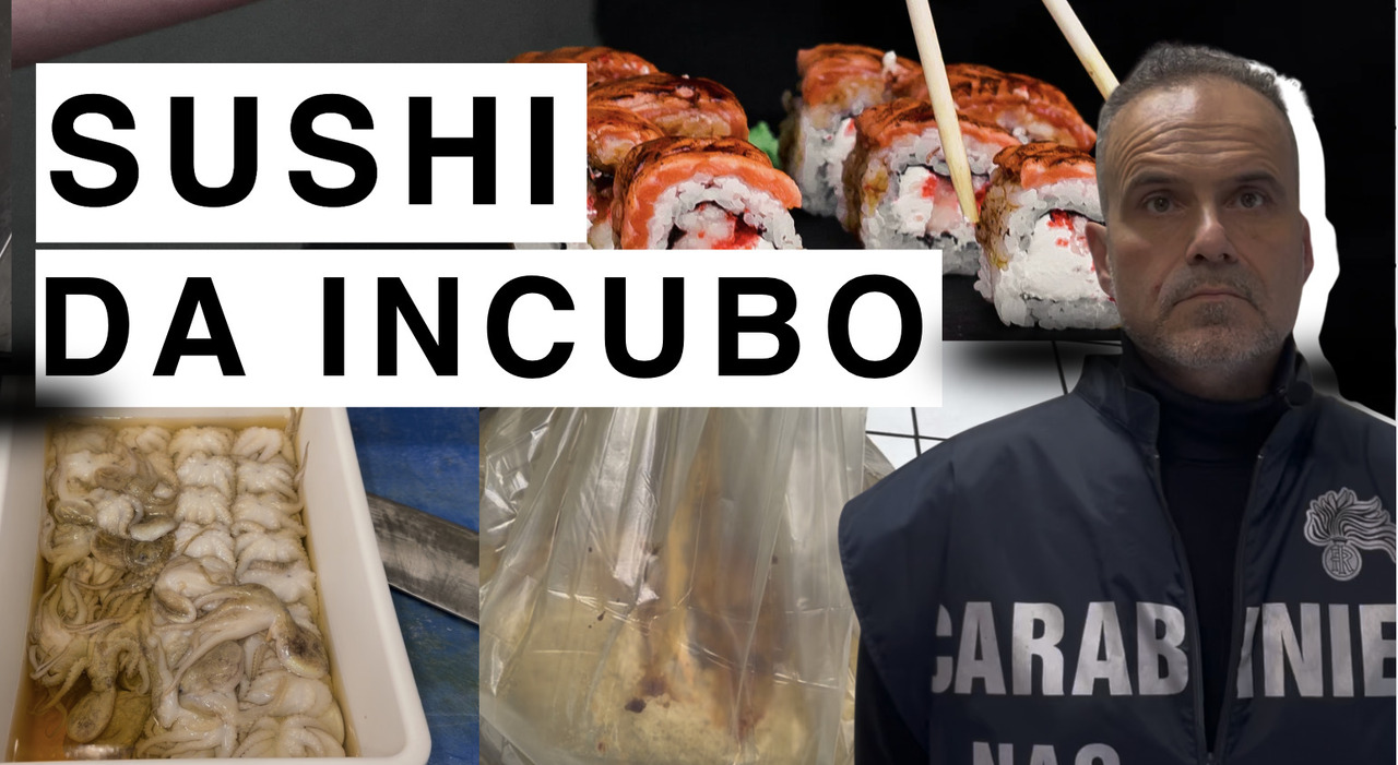 Blitz del NAS in un ristorante di sushi: multa da 5 mila euro, cucina ...