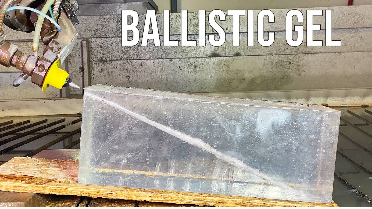 I tested a 60,000 PSI waterjet on gel! 💦