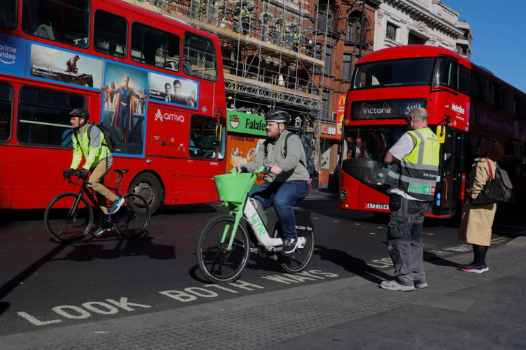 Crashes involving bikes surge during London Tube strikes