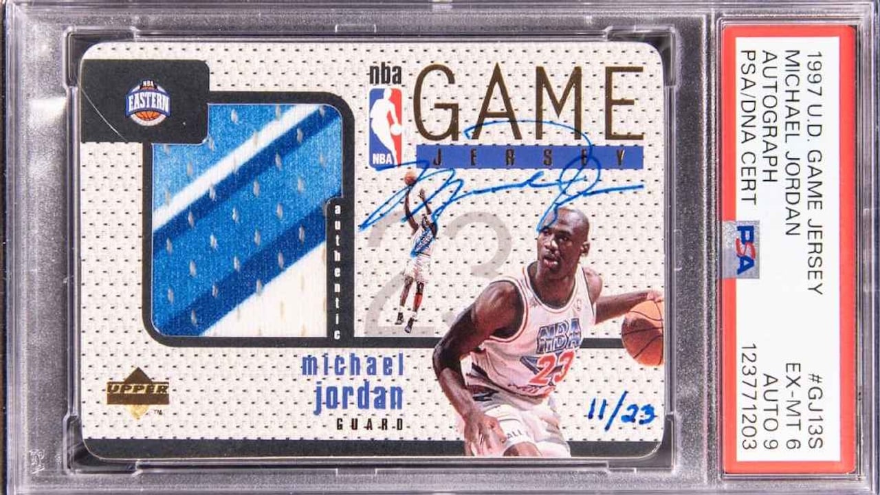 Autographed, game-used Michael Jordan card sells for record $4.25M in ...