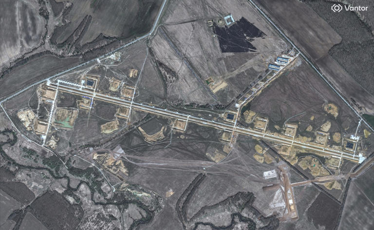 Satellite images reveal that Russia built out a base for a new ...