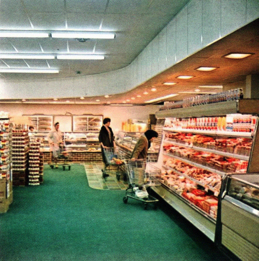30 photos of what supermarkets looked like in the 1950s and 60s
