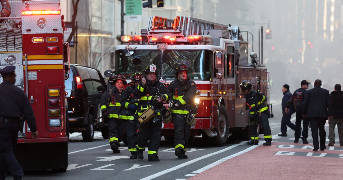 Historic New York City church burns in five-alarm fire