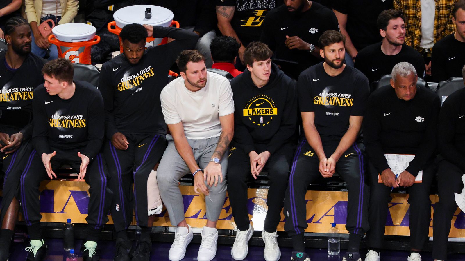 Lakers practice report: Luka Dončić gets up shots, Jake LaRavia day-to-day