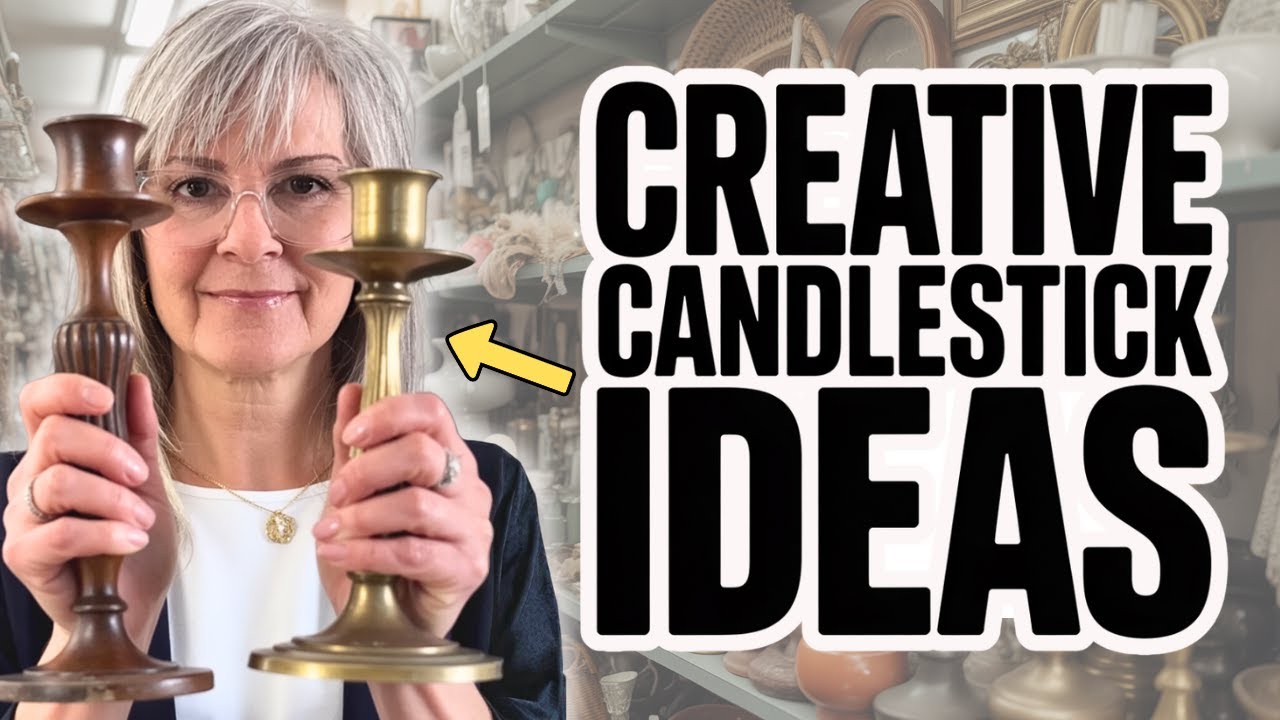 I turned thrift store candlesticks into something nobody expected