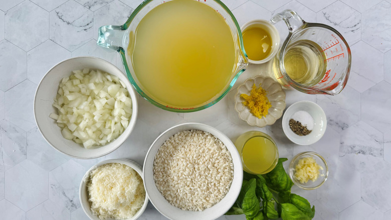 Lemon basil risotto recipe