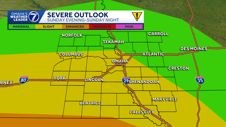 Omaha weather: Chance for strong storms Saturday and Sunday
