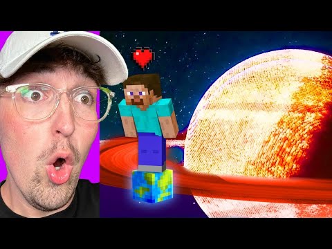 Minecraft but my hearts are planet size