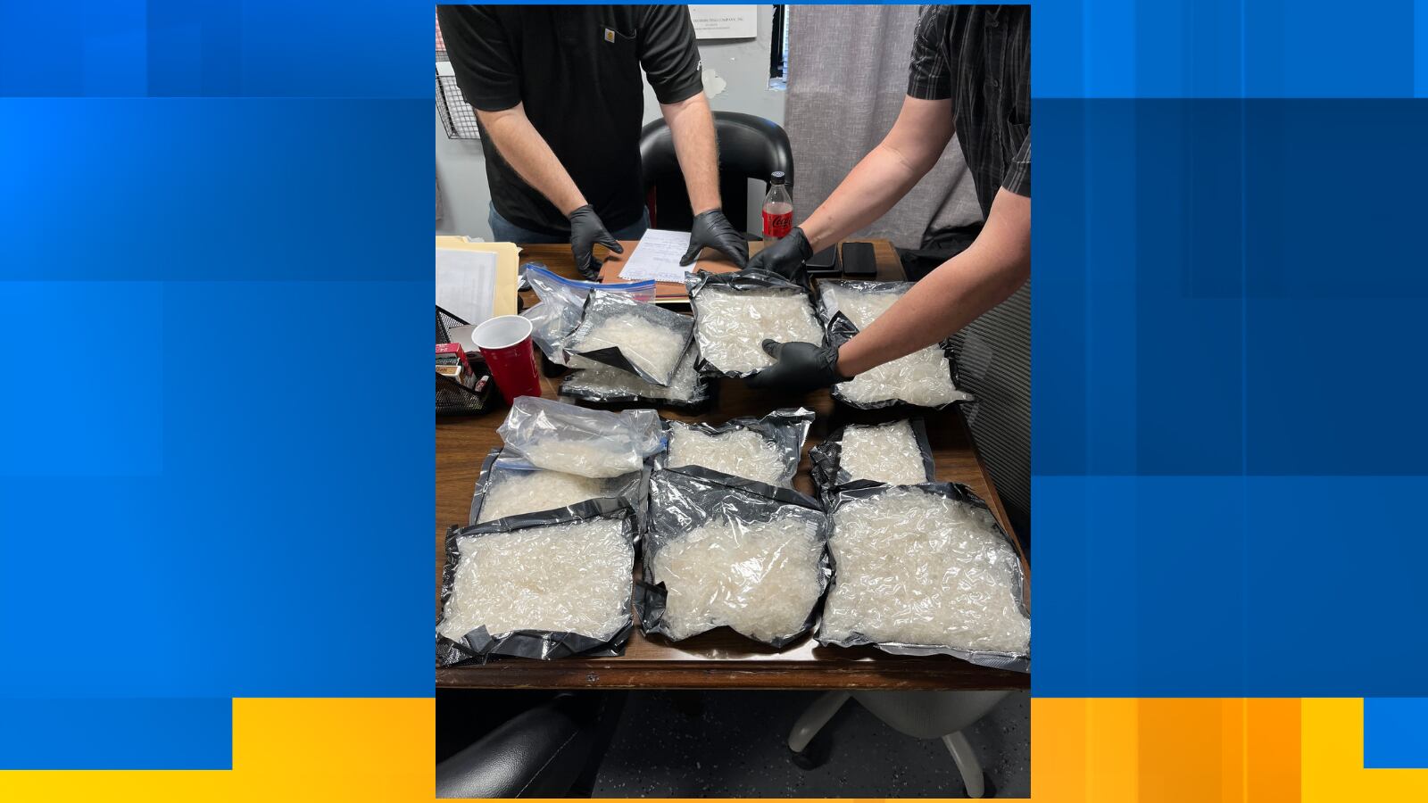 Joint drug operation results in arrest, $60,000 meth seizure
