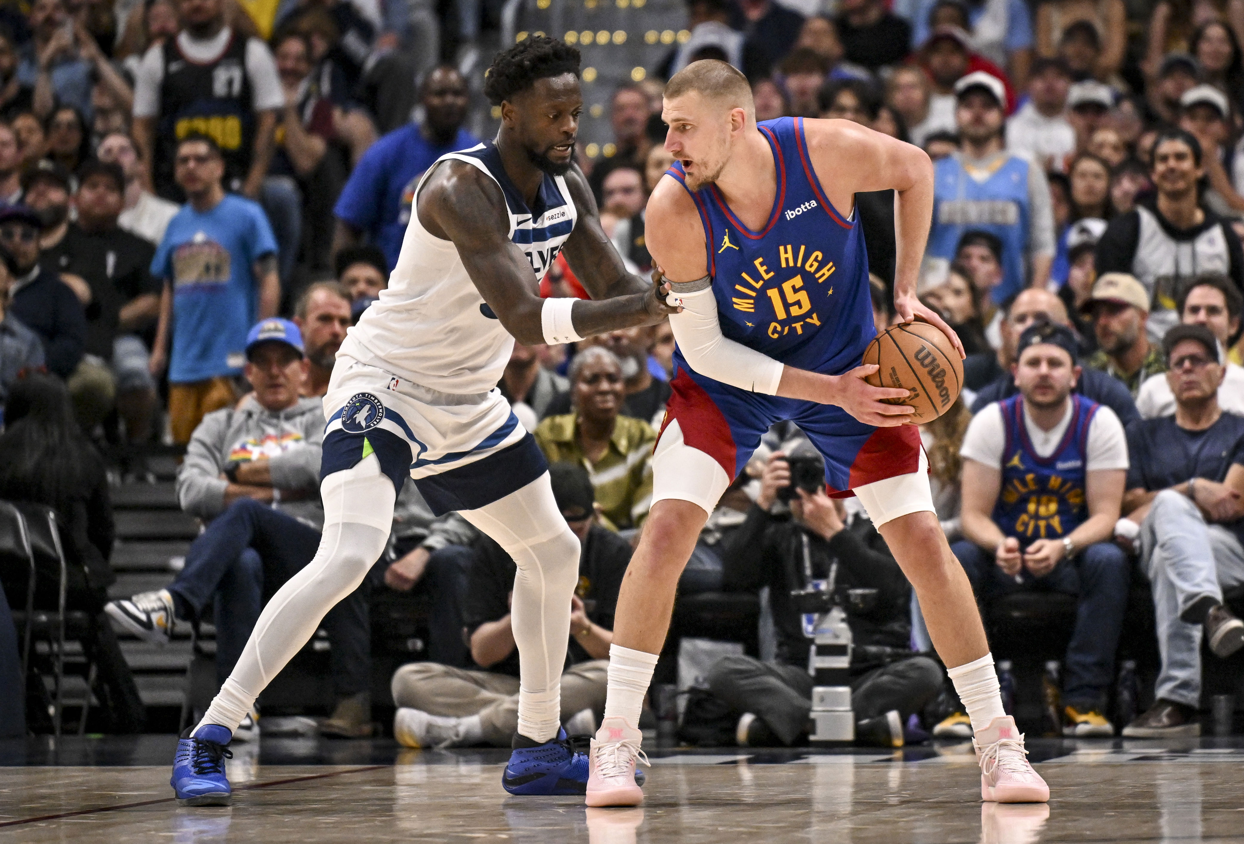 Nikola Jokic was poked 13 times in 7 seconds. The NBA has a problem