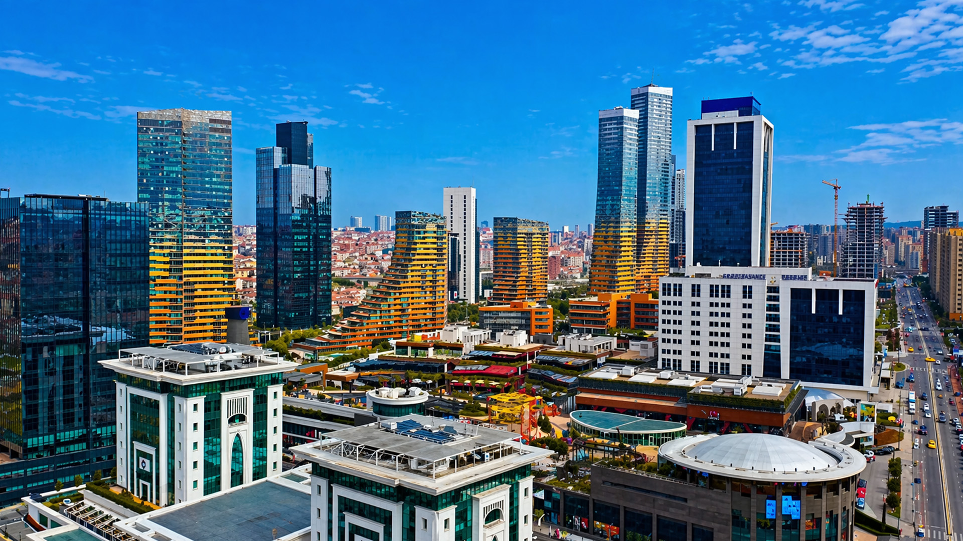 Una ciudad donde la vida moderna une dos continentes