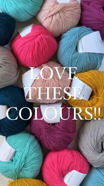 Hobbii yarn launch mix and match colors explained